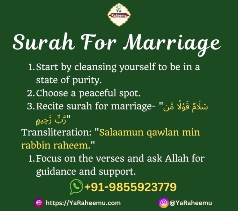 5 Powerful Surah for Marriage to Recite in Islam - Ya Raheemu