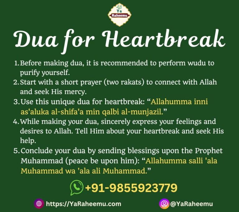 4 Powerful Dua For Heartbreak (Broken Heart in Islam)